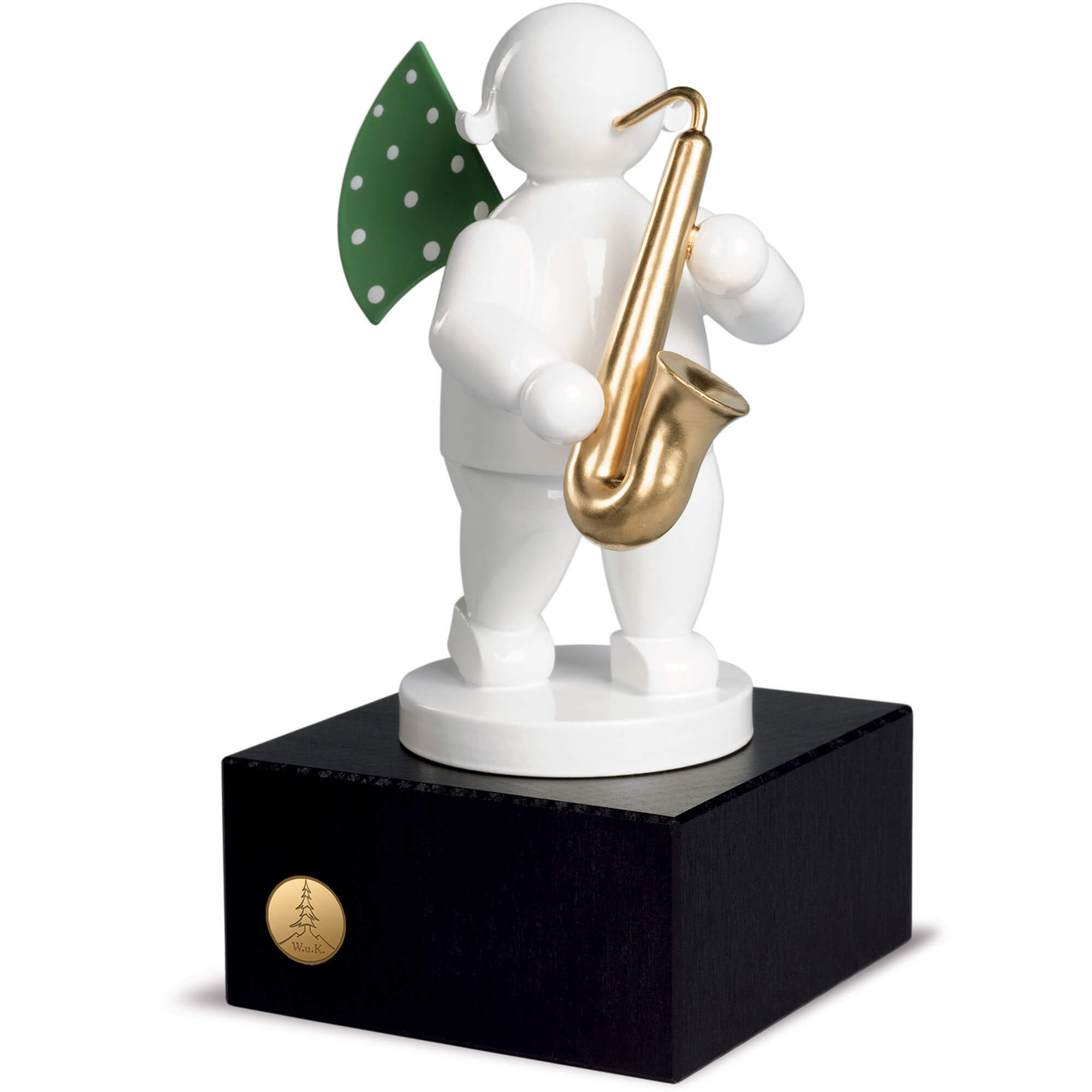 Angel with Saxophone on Small Pedestal by Wendt & Kühn - Wendt & Kühn ...